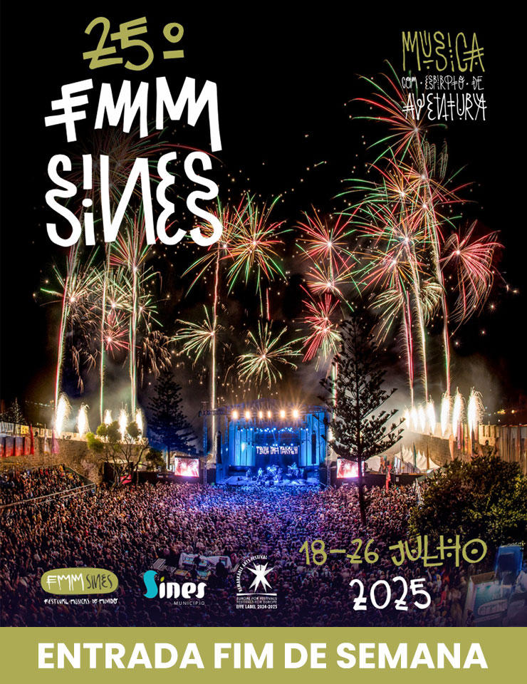Bilhetes Festival Músicas do Mundo 2025 | Bilhete Diário - Castelo Sines